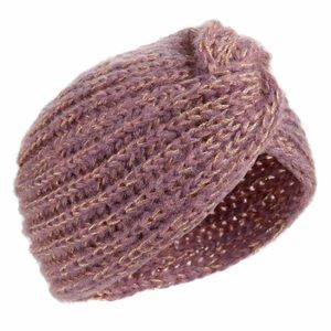 Leith | Accessories | Leith Metallic Lilac Gold Turban Beanie | Poshmark
